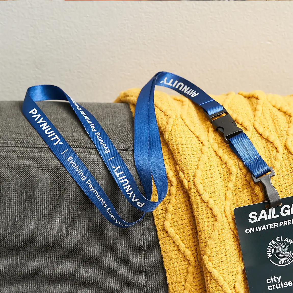 Custom Logo Nylon Lanyards in Bulk | Promotional Nylon Lanyards