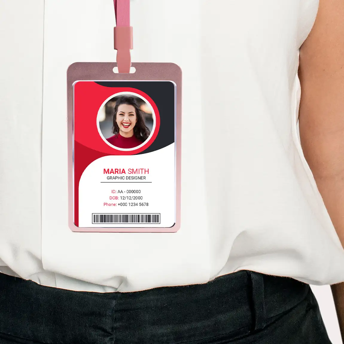 Lanyards & ID Cards - Blank Aluminium Badge Holders