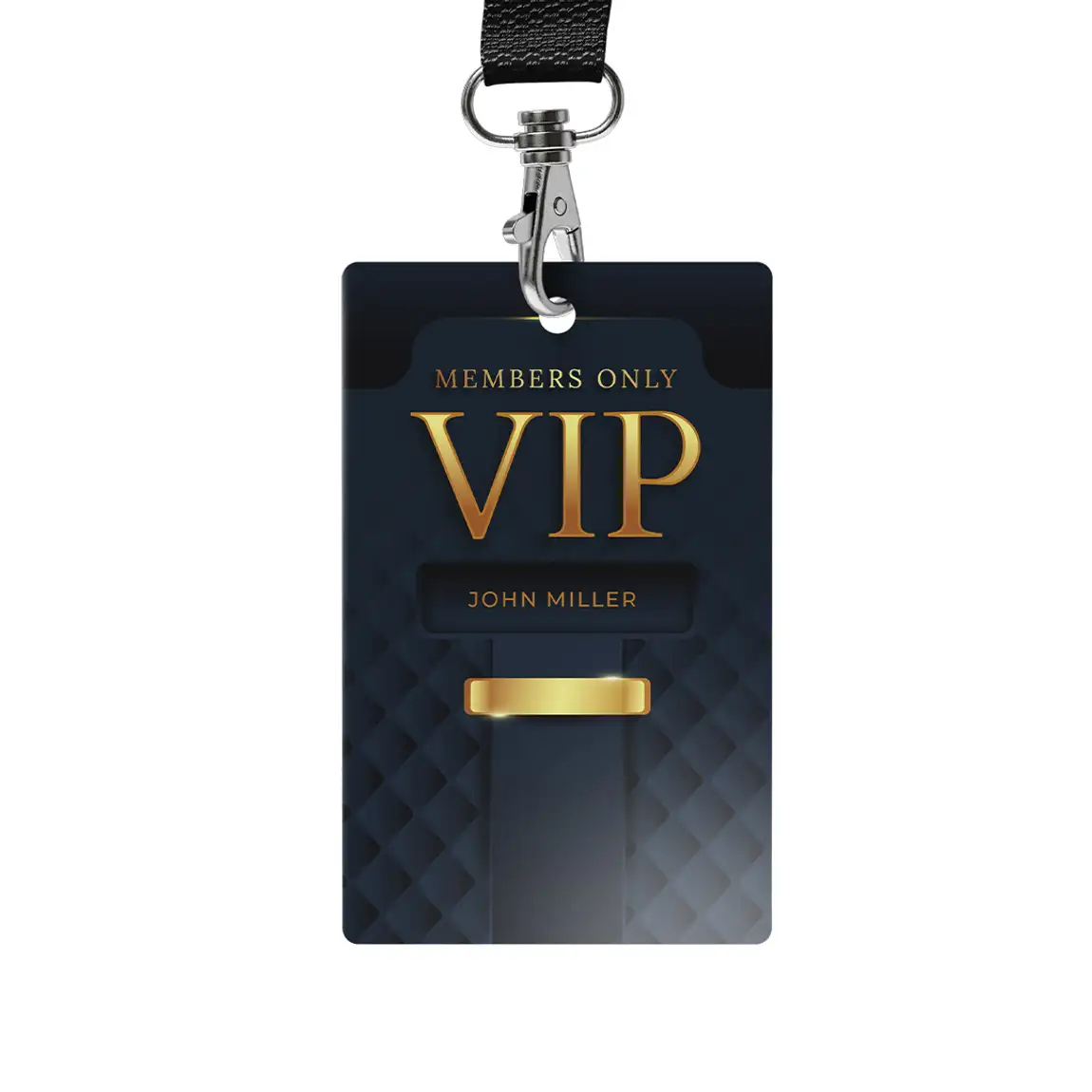Lanyards & ID Cards - Custom VIP ID Name Badges