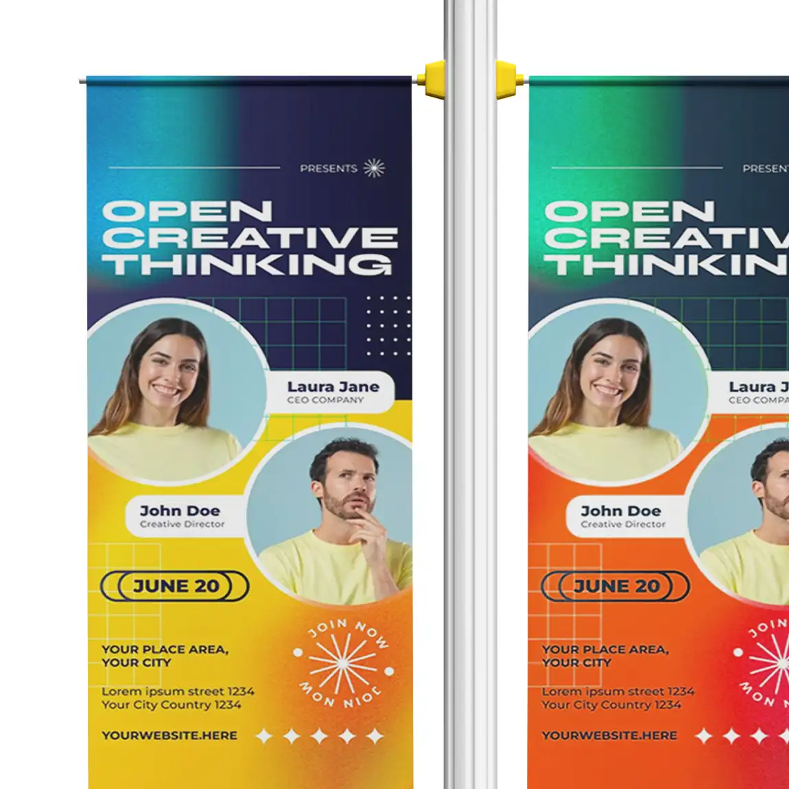 Displays & Banners - Custom Pole Banners