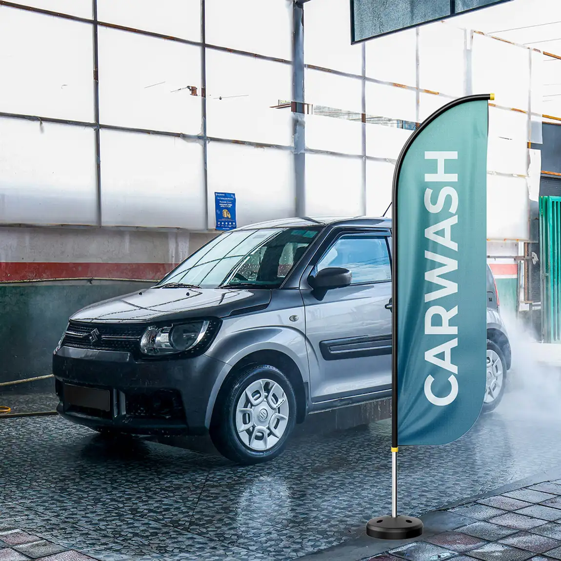 Displays & Banners - Custom Car Wash Flags