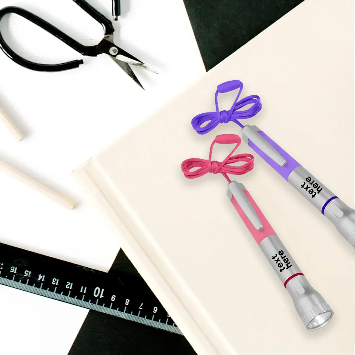 Pens - Flashlight With Light-Up Pens