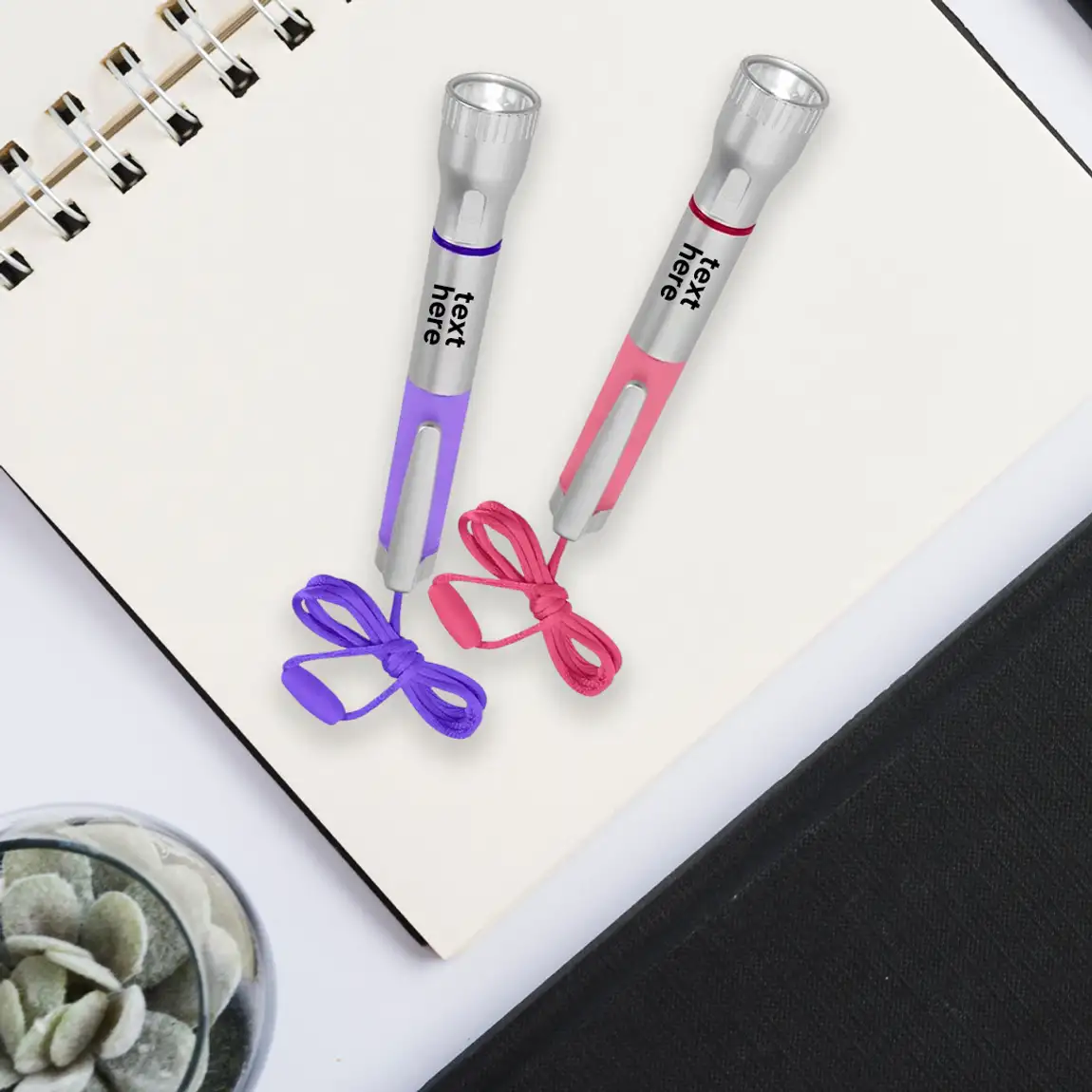 Pens - Flashlight With Light-Up Pens