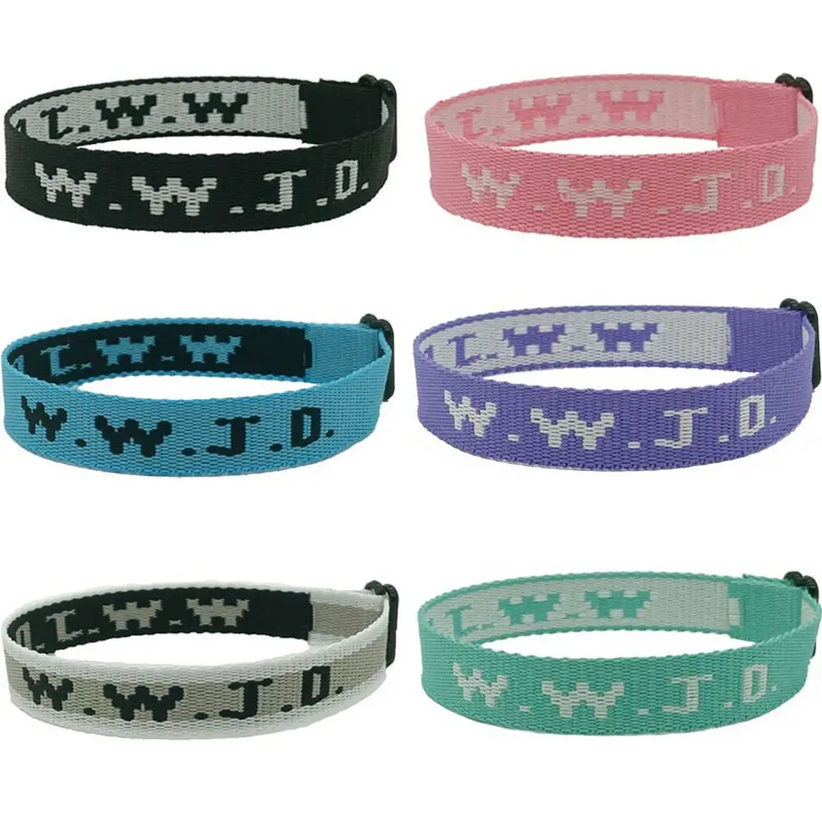 Wristbands - Custom Adjustable Woven Wristbands