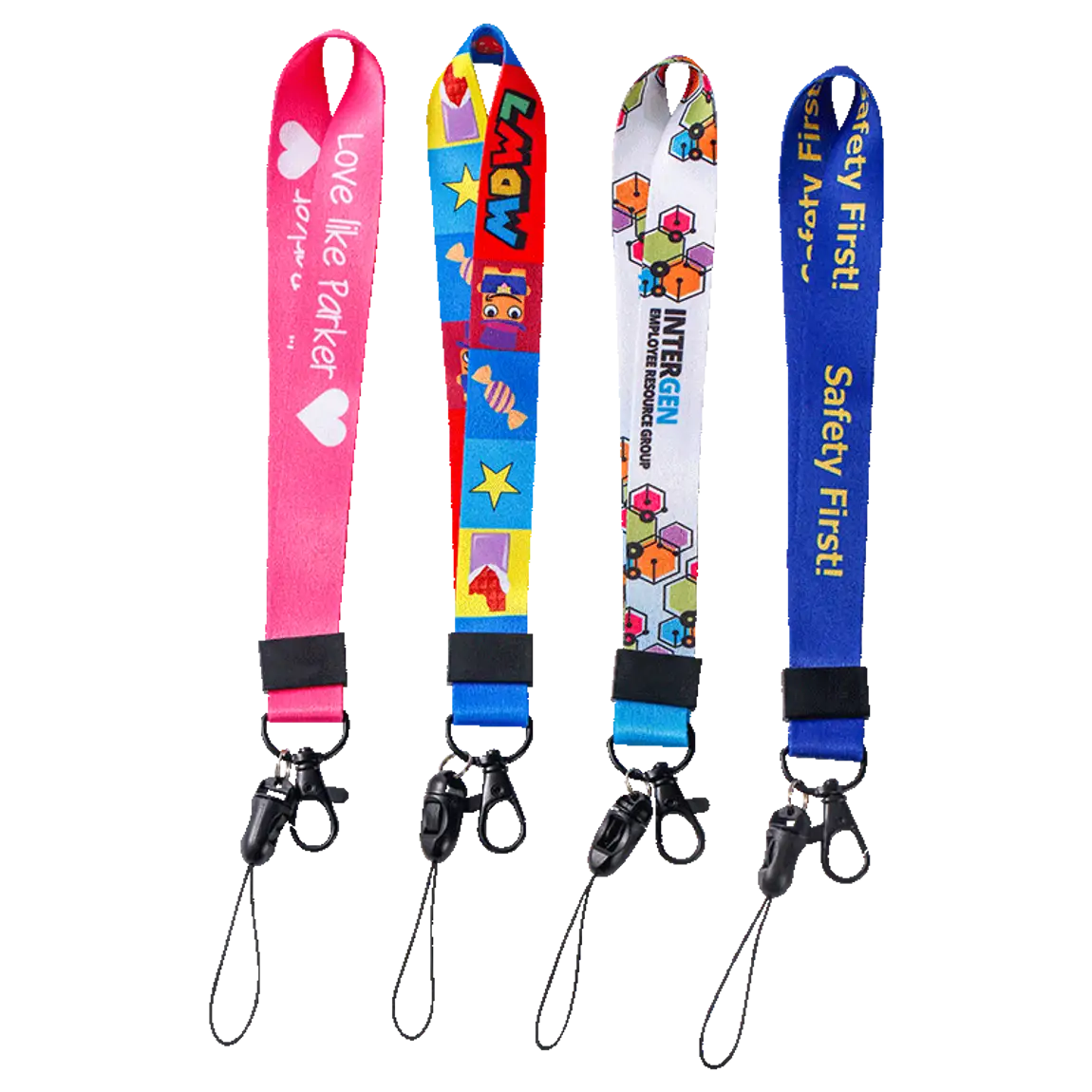Lanyards & ID Cards - Custom Full Color Short Lanyards