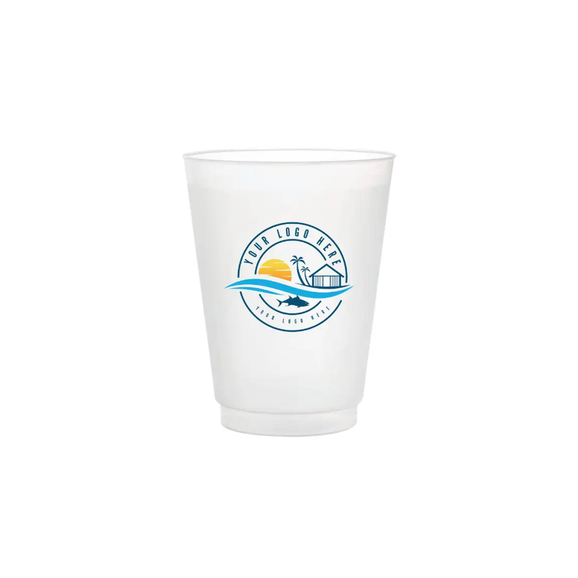 Drinkware - 12 oz Frosted Plastic Cup