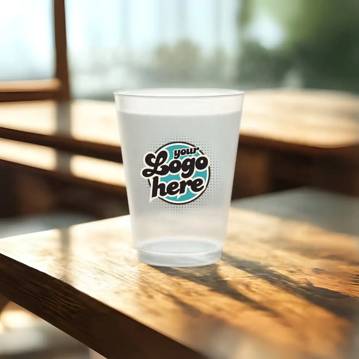 Drinkware - 12 oz Frosted Plastic Cup