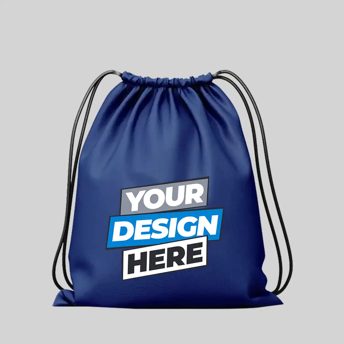 Nylon Drawstring Bags With Reinforced Shoulder Straps