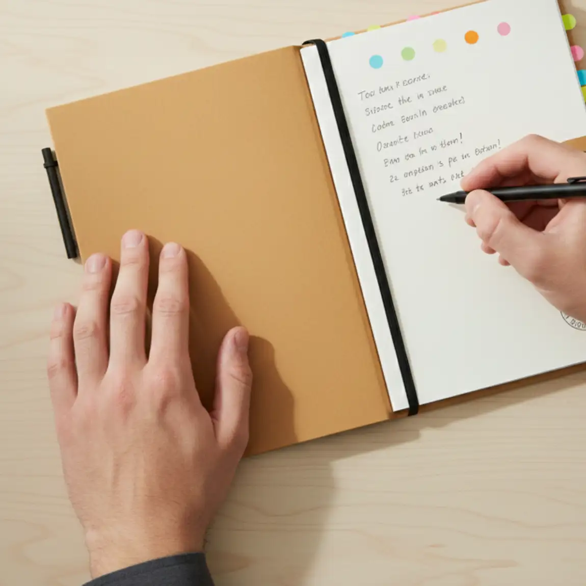 Small Snap Notebook with Desk Essentials | All-in-One Desk Kit