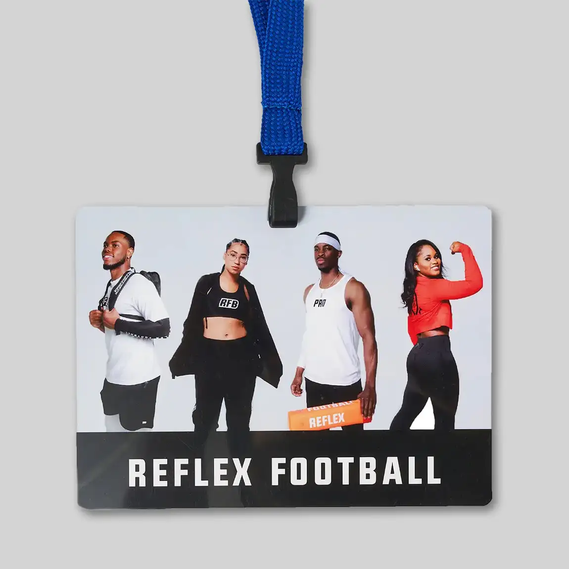 Lanyards & ID Cards - Custom Horizontal Printed ID Name Badges
