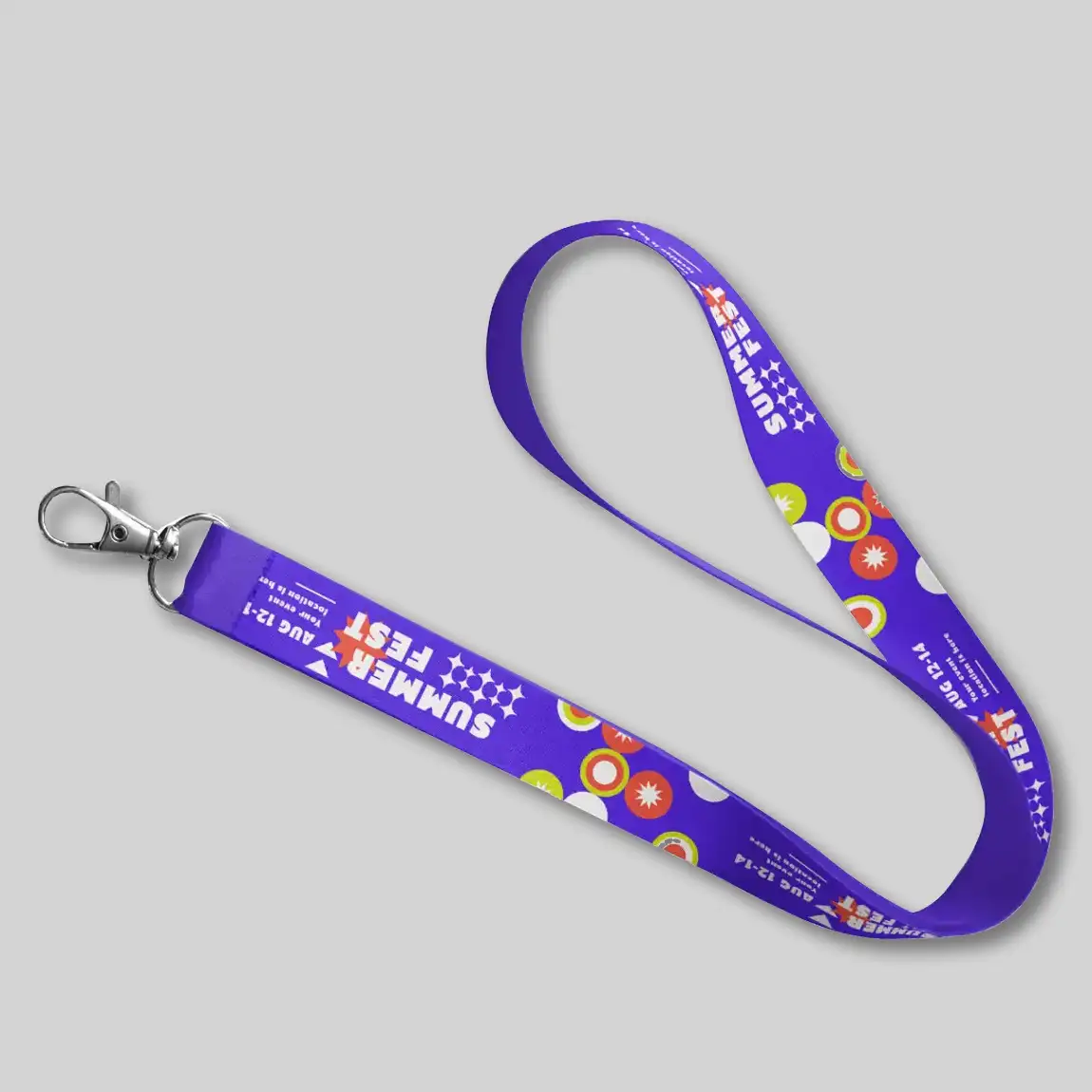 Lanyards & ID Cards - Custom Full Color Dye Sublimation Lanyard Packs