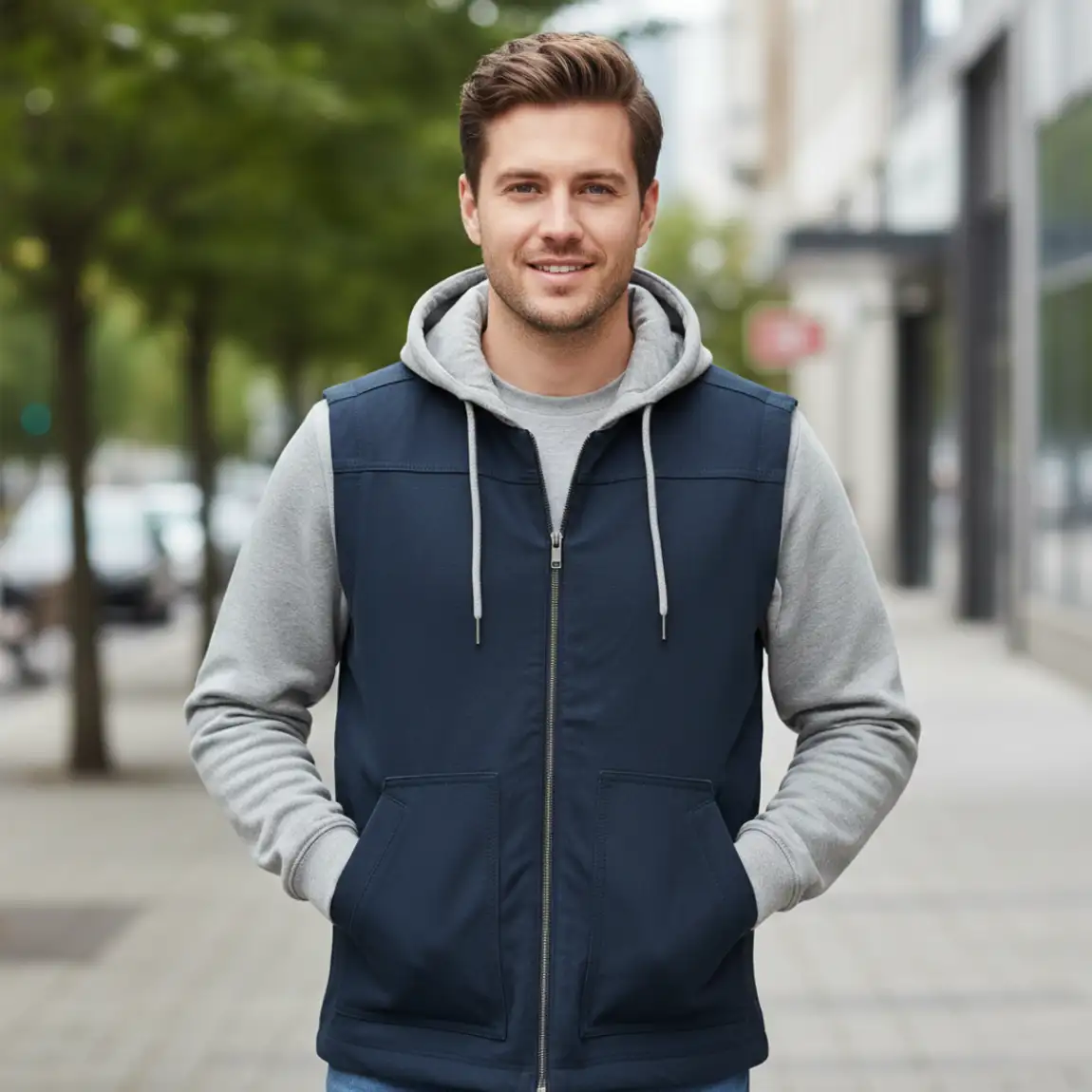 Apparel - CornerStone® Duck Fleece Full-Zip Hooded Jacket