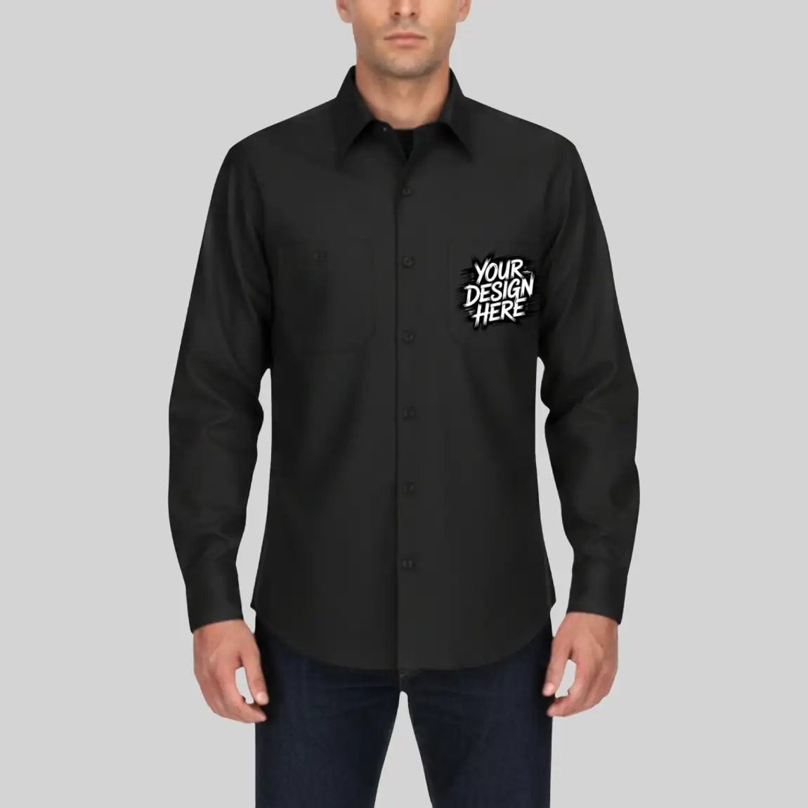 Red Kap® Long Sleeve Industrial Work Shirt | Durable Workwear