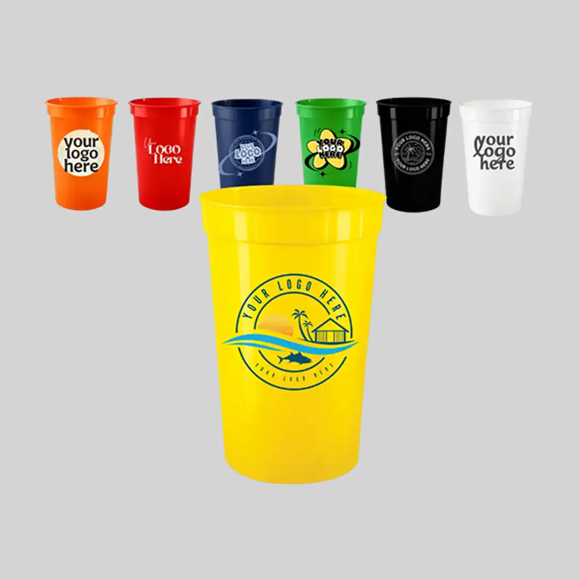 Drinkware - 22 oz Plastic Stadium Cup