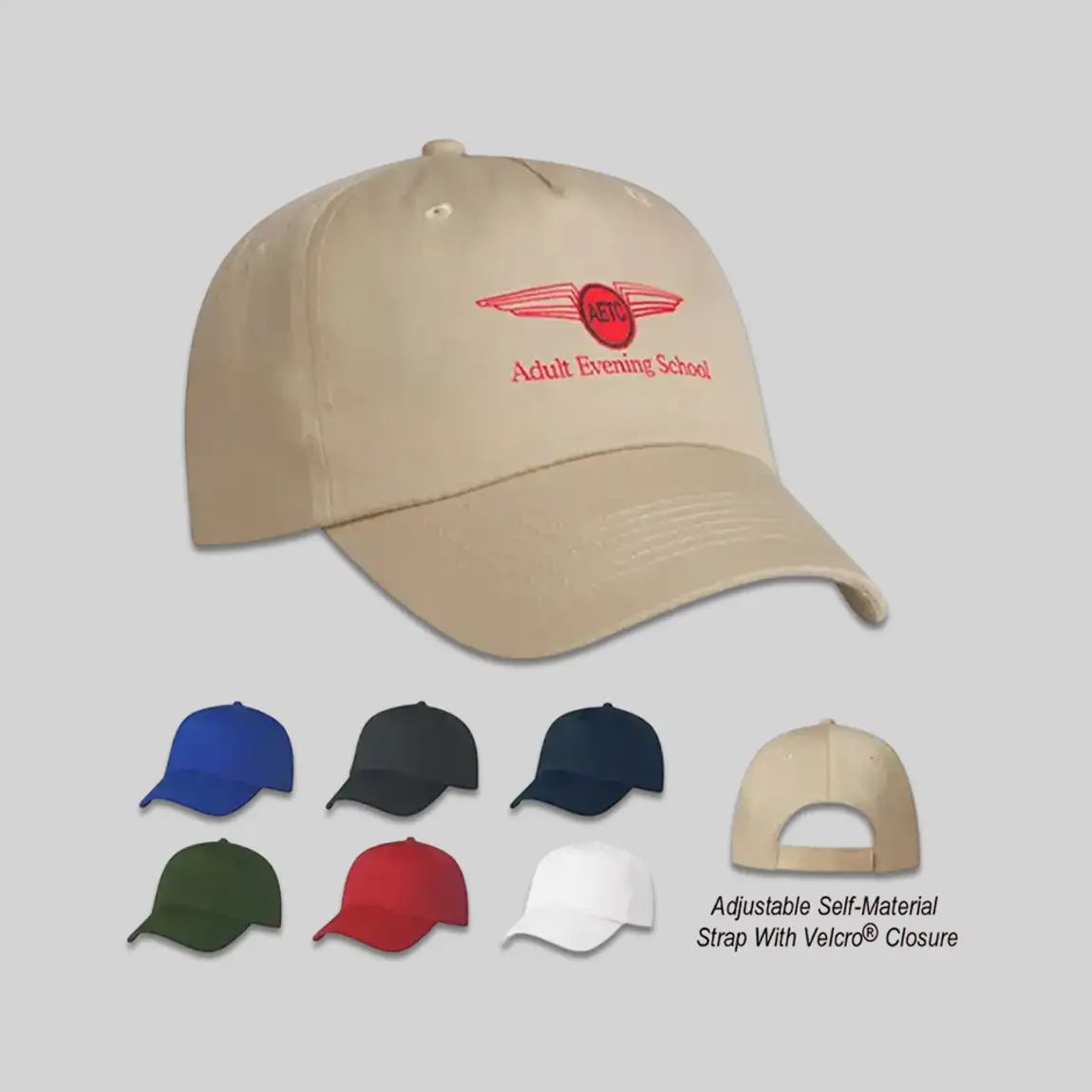 Hats & Beanies - Custom 5 Panel Polyester Cap - Embroidered