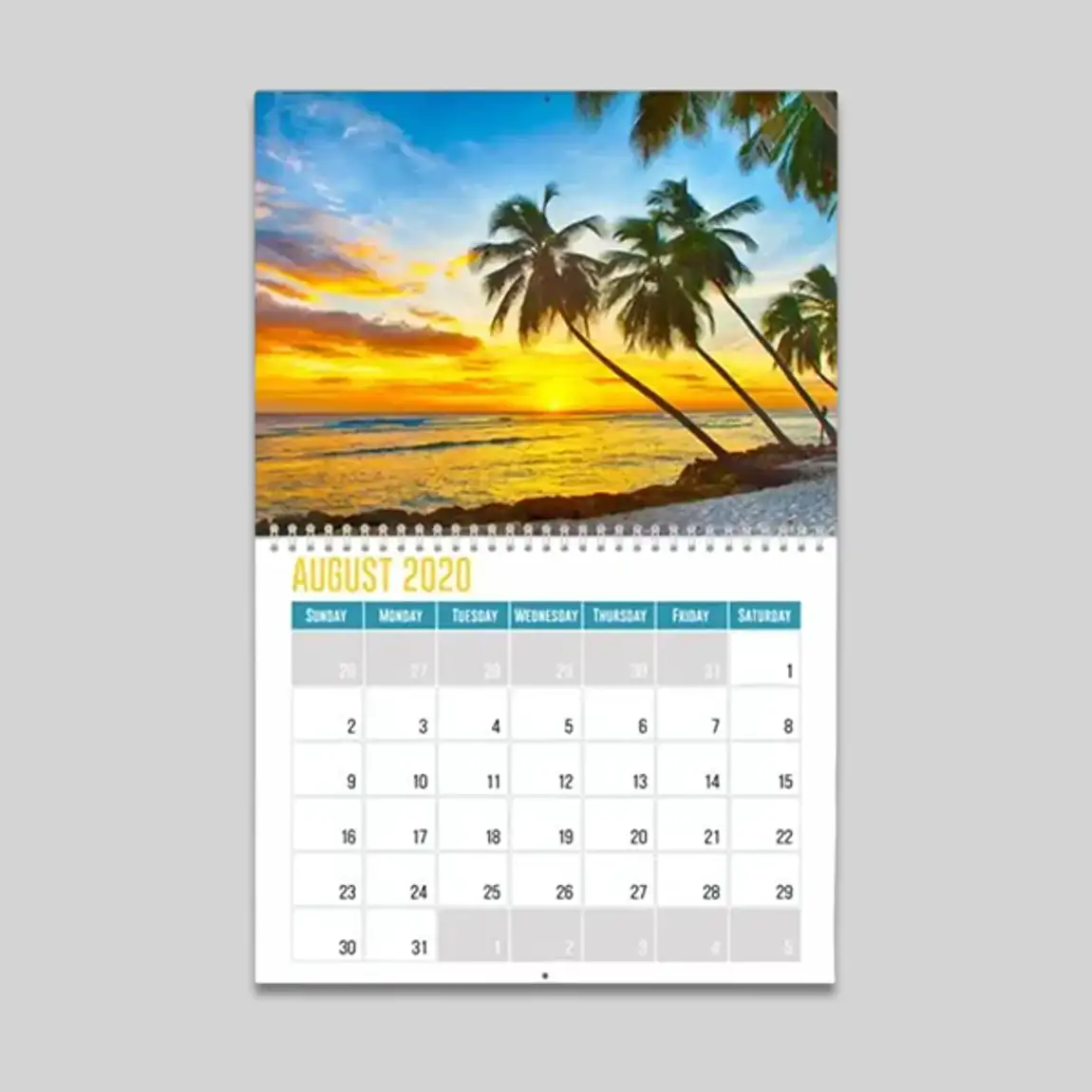 Packaging & Marketing - Custom Spiral Bind Calendars