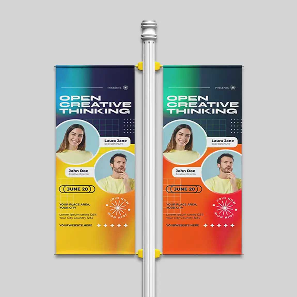 Displays & Banners - Custom Pole Banners