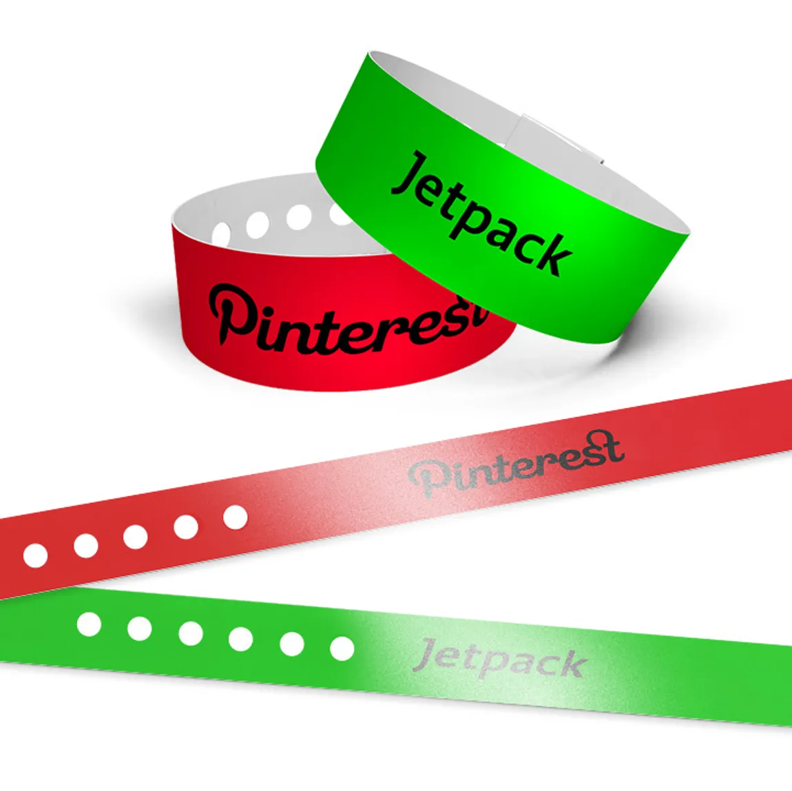 Custom Vinyl Wristbands | 10 inch Length x 5/8 inch Width