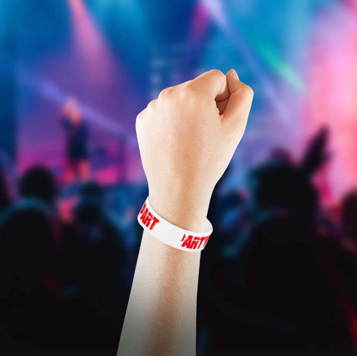 Black Checkered Wristbands | Wrist-Band.com