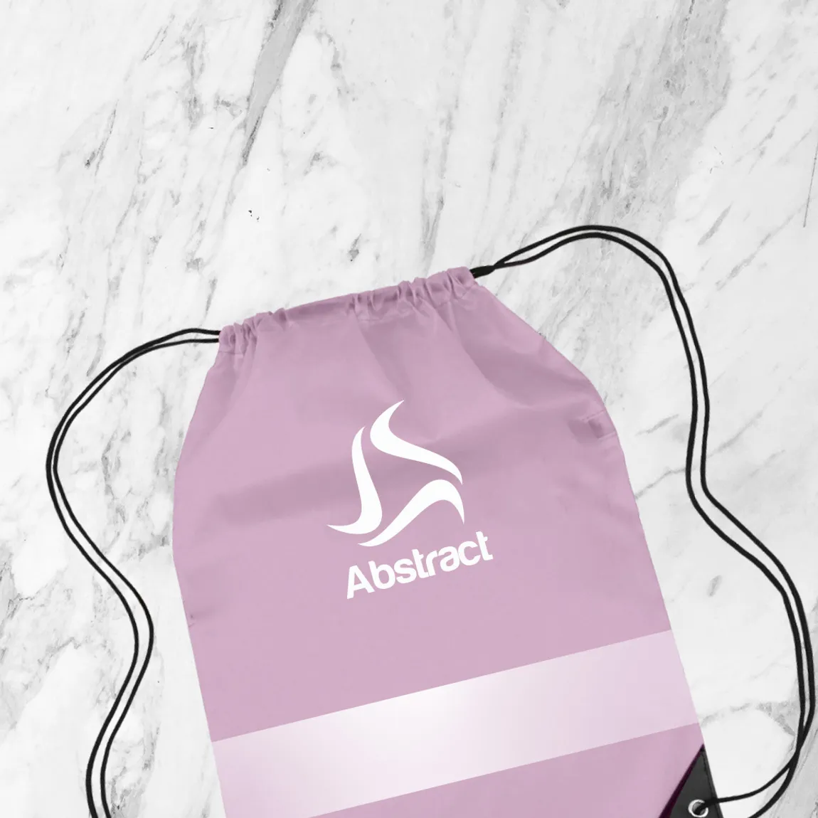 Tote Bags - Custom Drawstring Bags With Reflective Strips