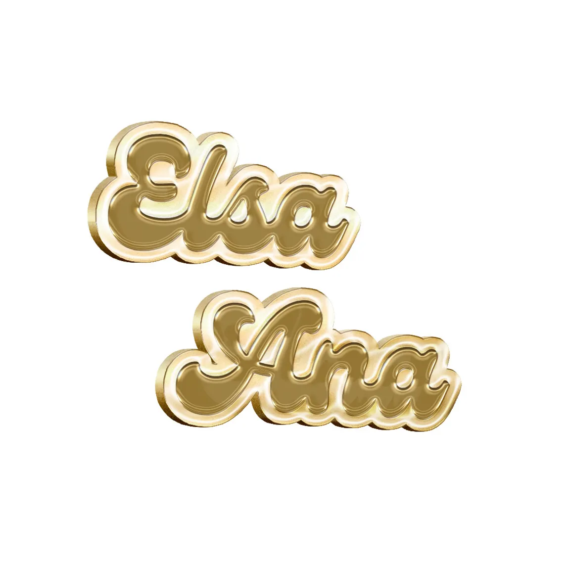 Custom Name Pins | Wrist-Band.com