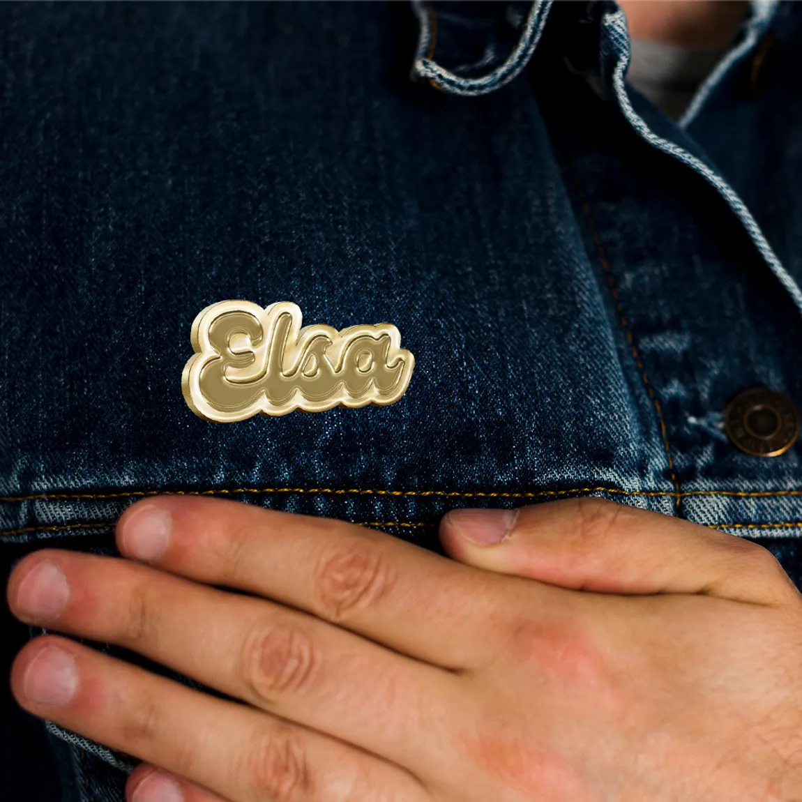 Lapel Pins - Custom Name Lapel Pins