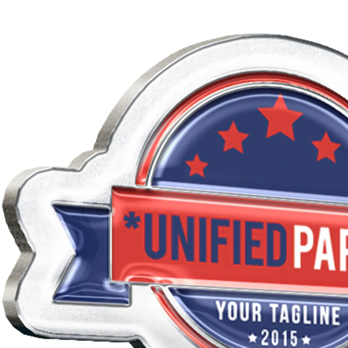 Lapel Pins - Custom Soft Enamel Political Campaign Pins