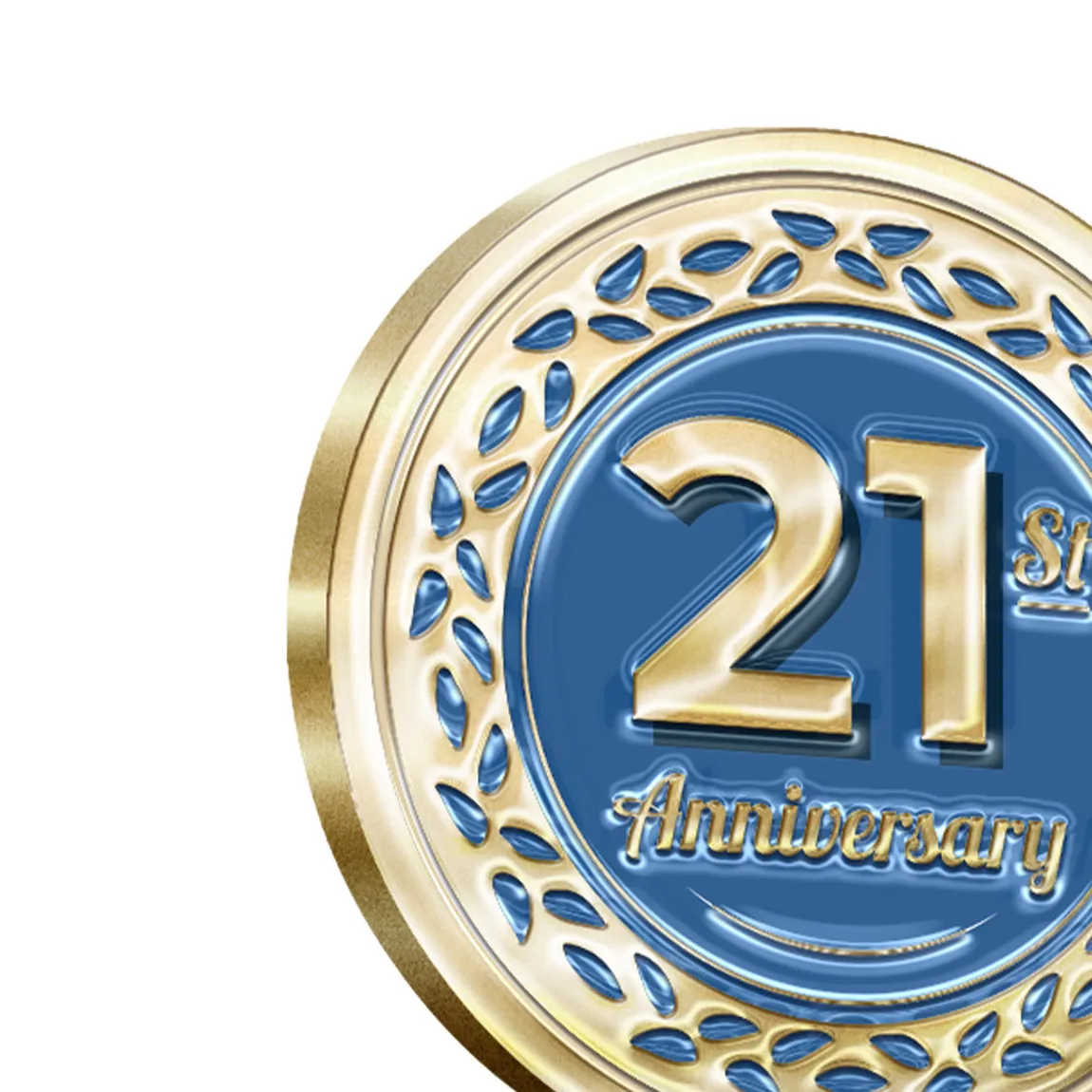 Lapel Pins - Custom Soft Enamel Years of Dedication Pins