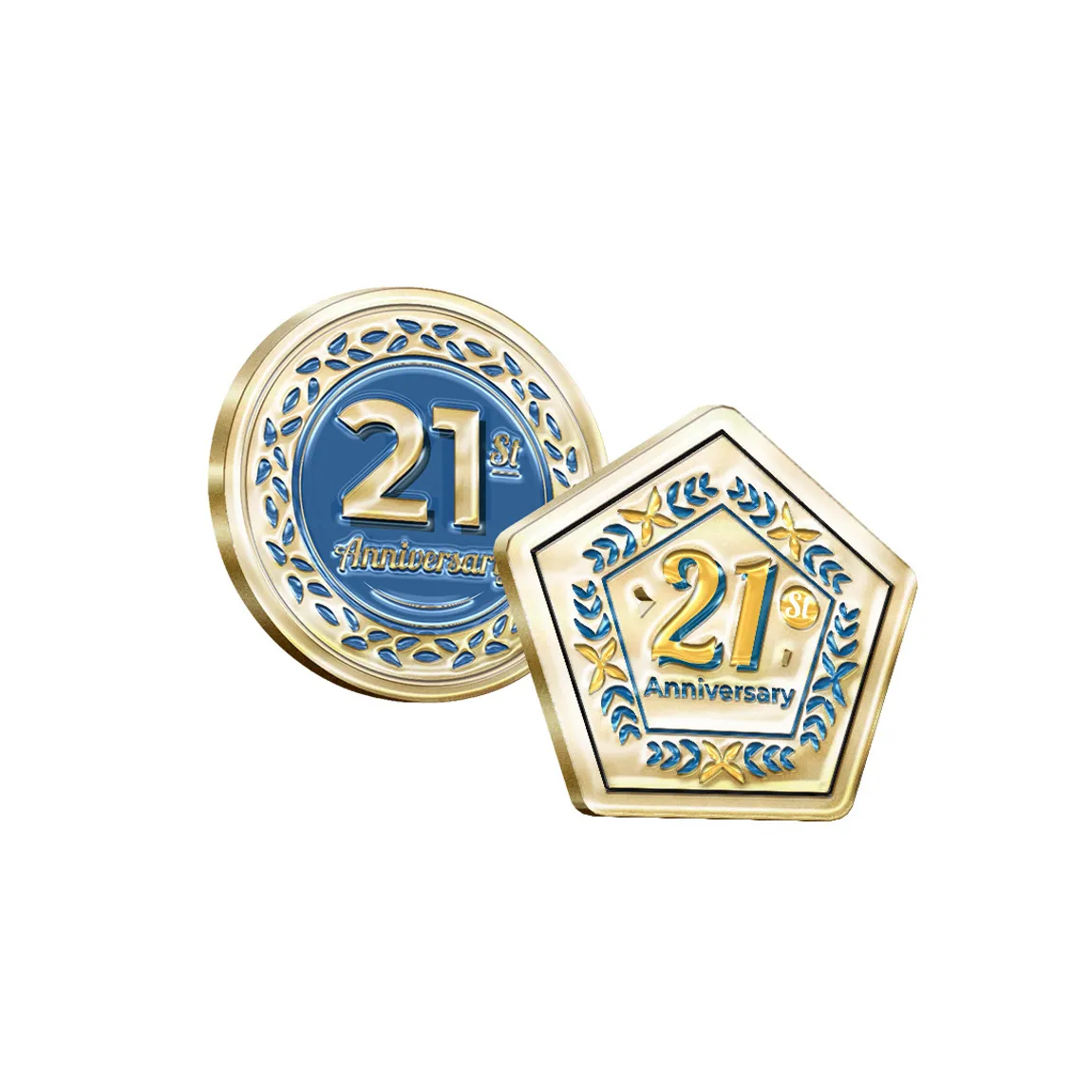 Lapel Pins - Custom Soft Enamel Years of Dedication Pins