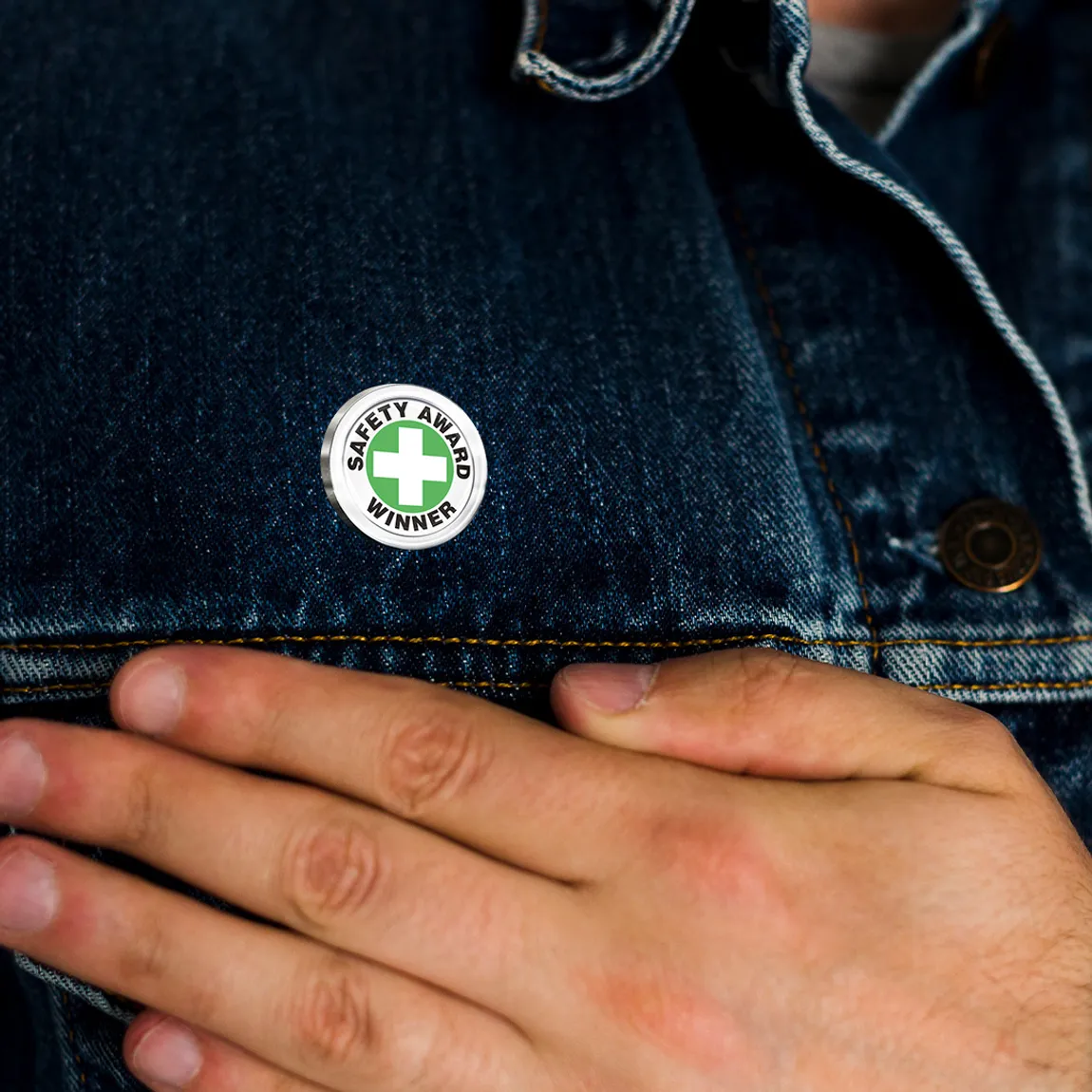 Lapel Pins - Soft Enamel Safety Award Pins