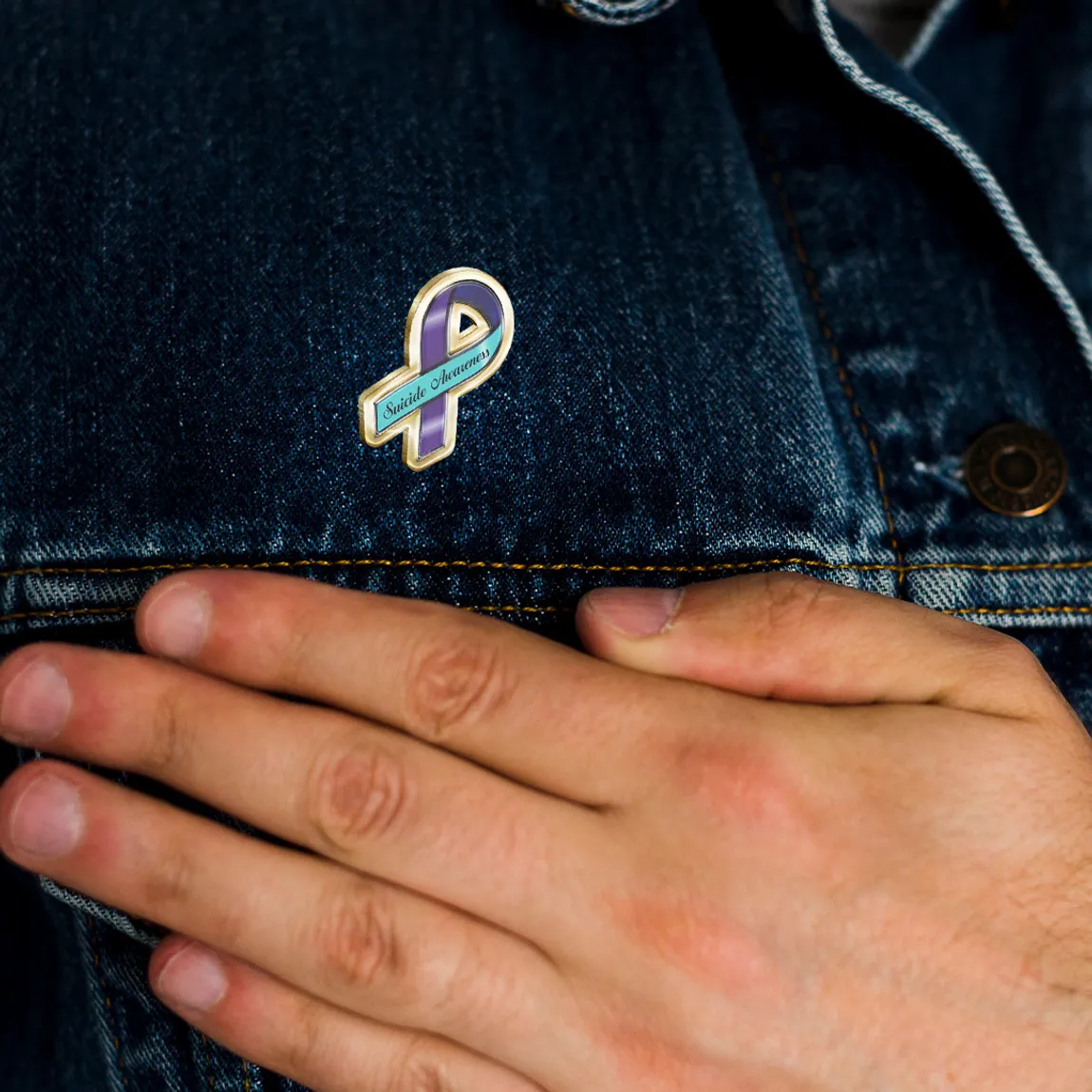 Lapel Pins - Custom Soft Enamel Awareness Campaign Pins