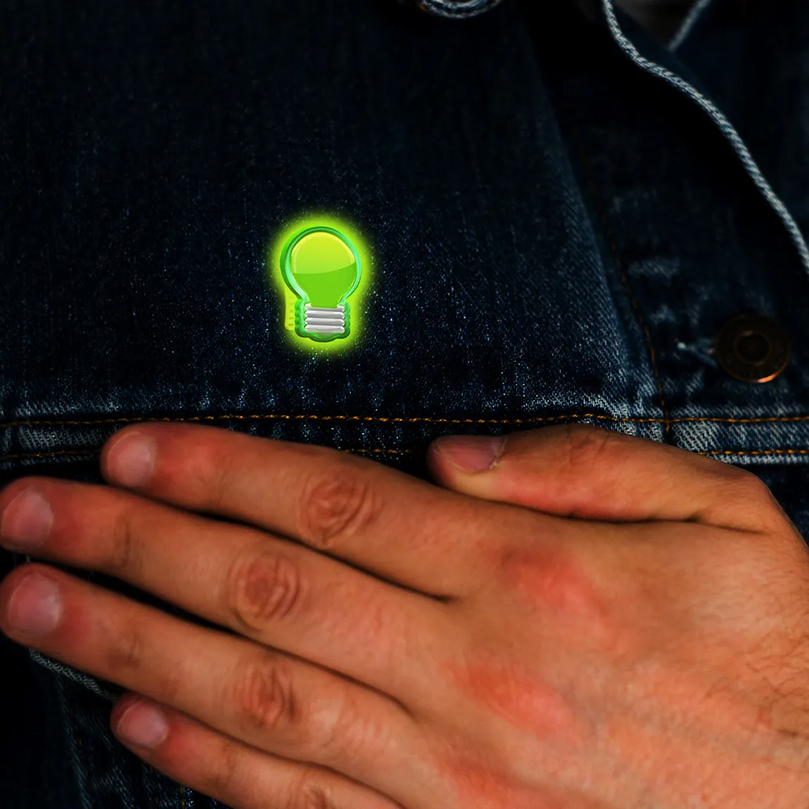 Lapel Pins - Custom Glow Lapel Pins