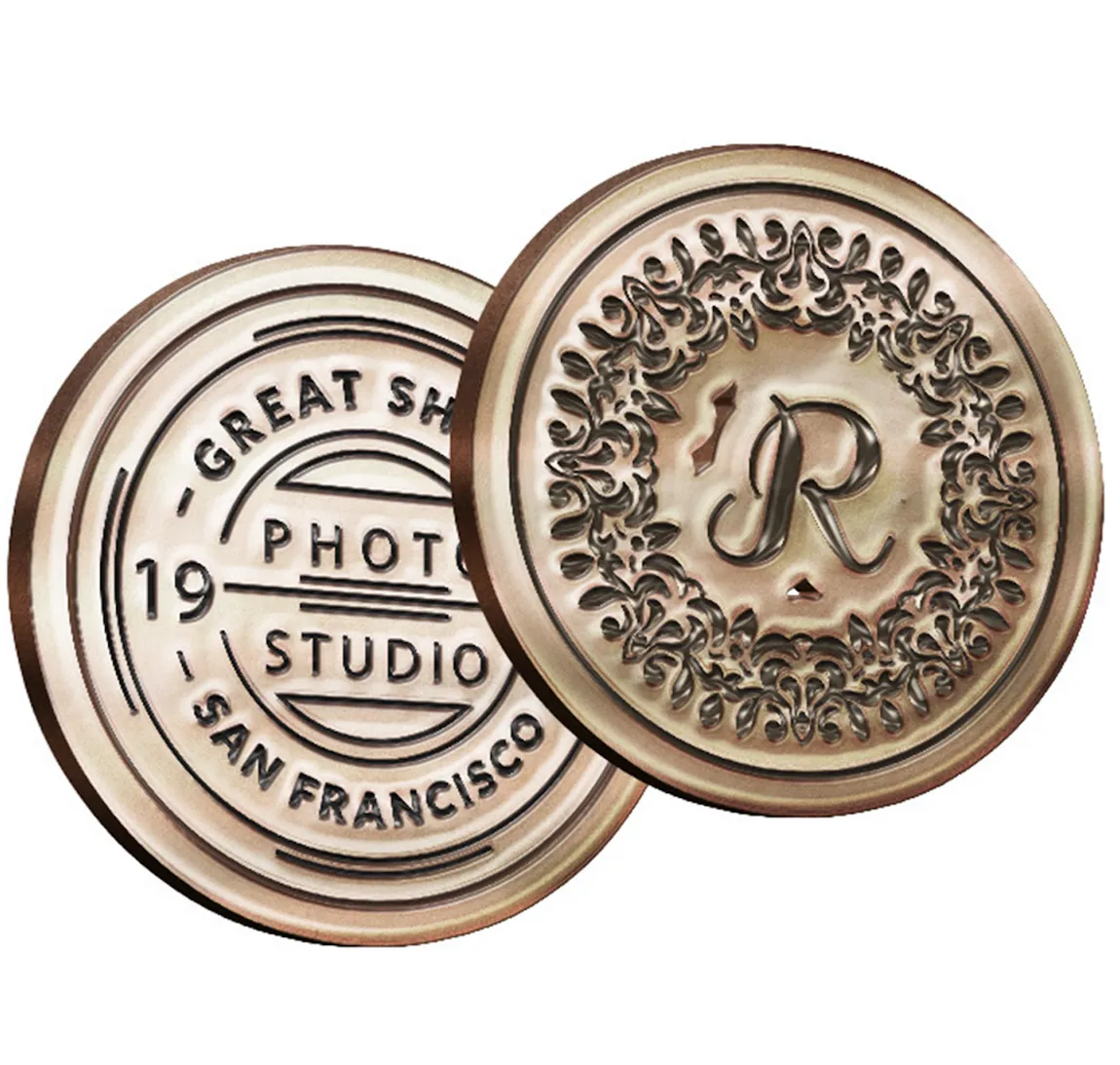 Lapel Pins - Custom Antique Polished Pins
