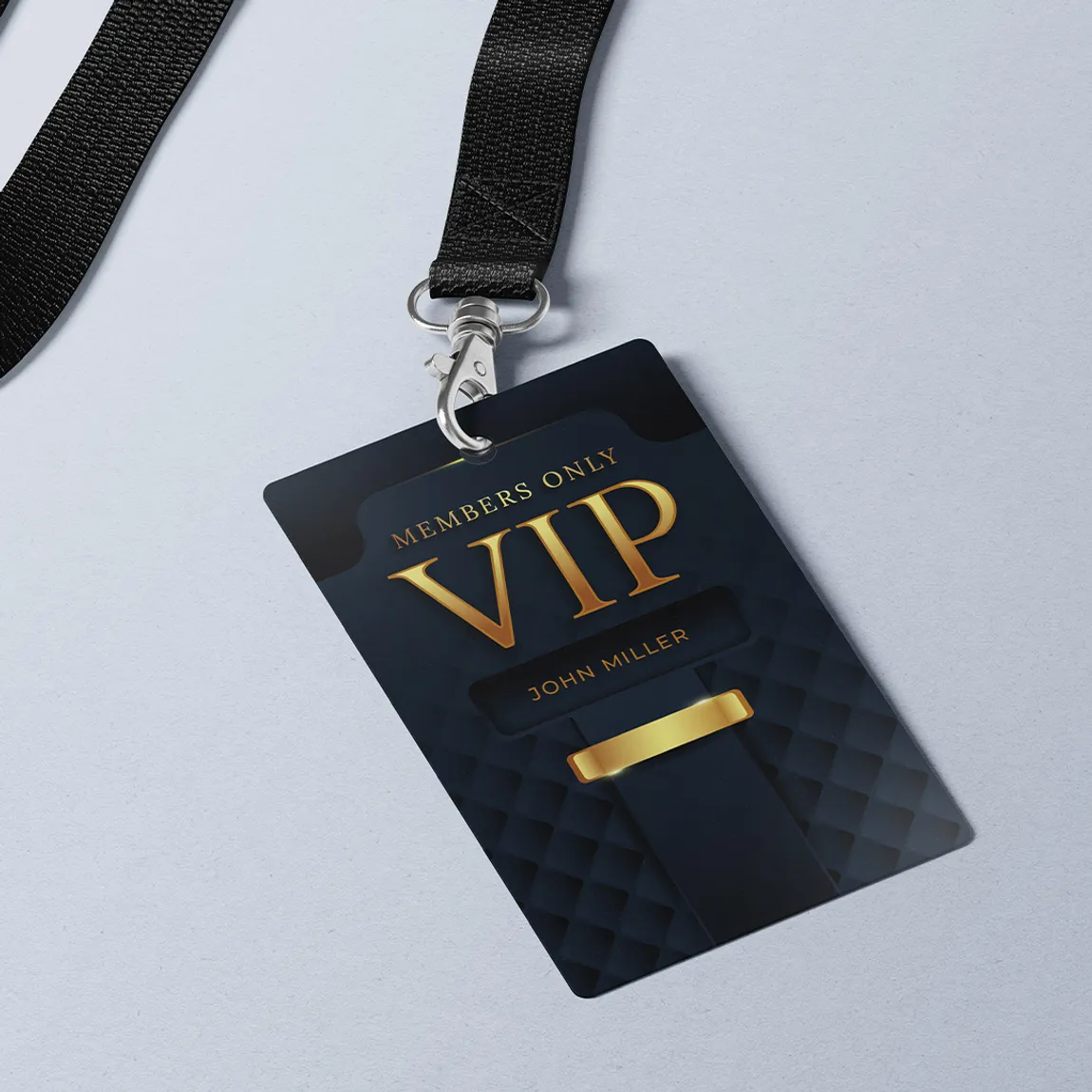 Custom VIP ID Name Badges | Orientation, Size, & Card Finish
