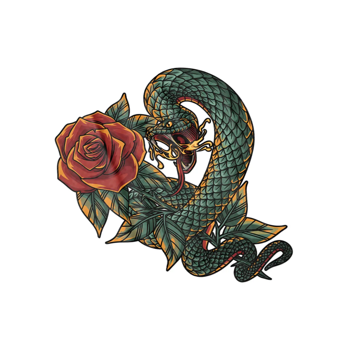 Tattoos - Custom Full Color Custom Temporary Tattoos