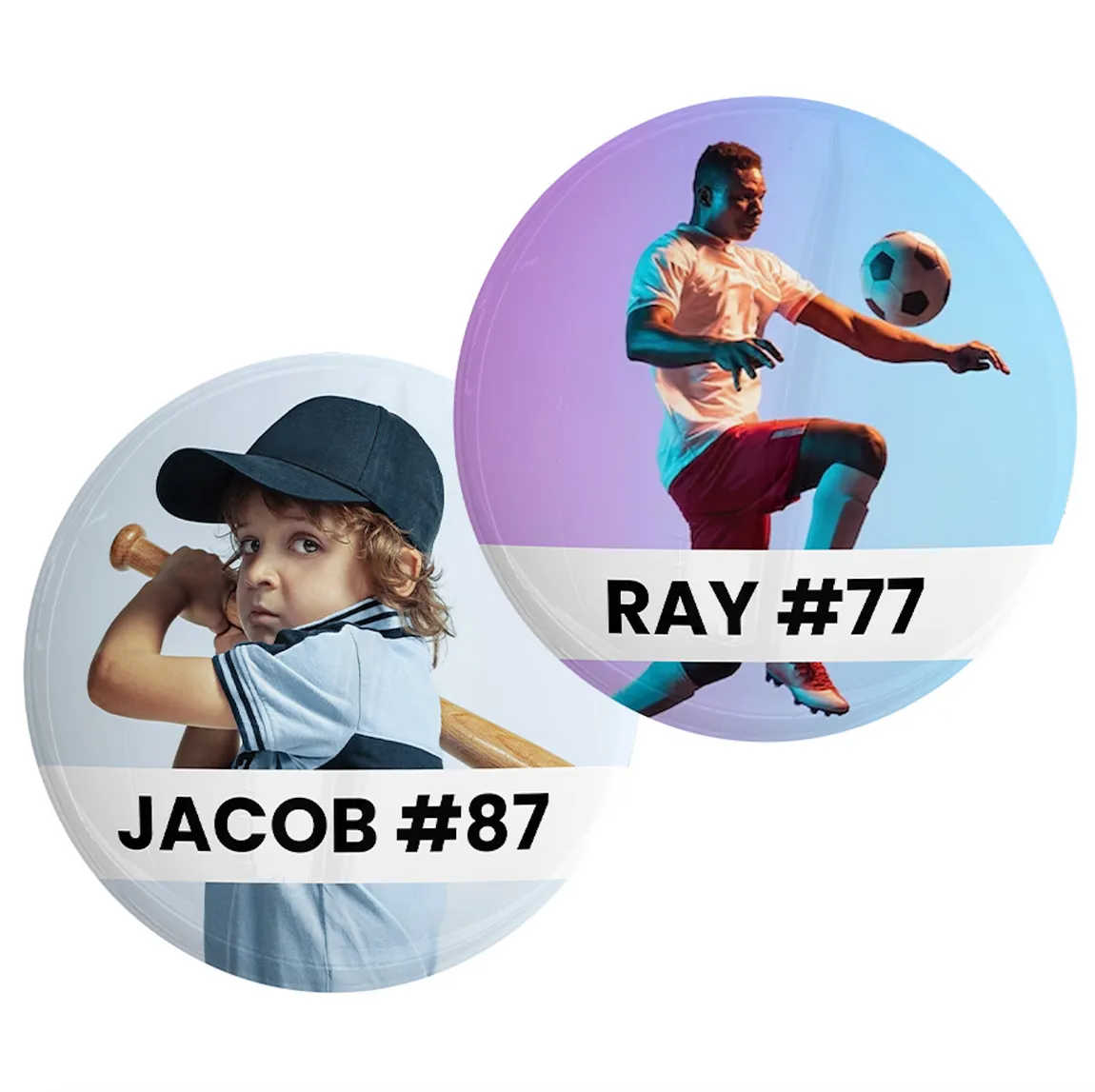 Buttons - Custom Sports Buttons