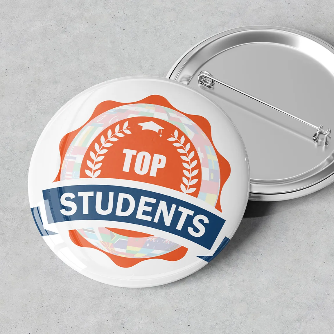 Buttons - Multi-Shape School Buttons