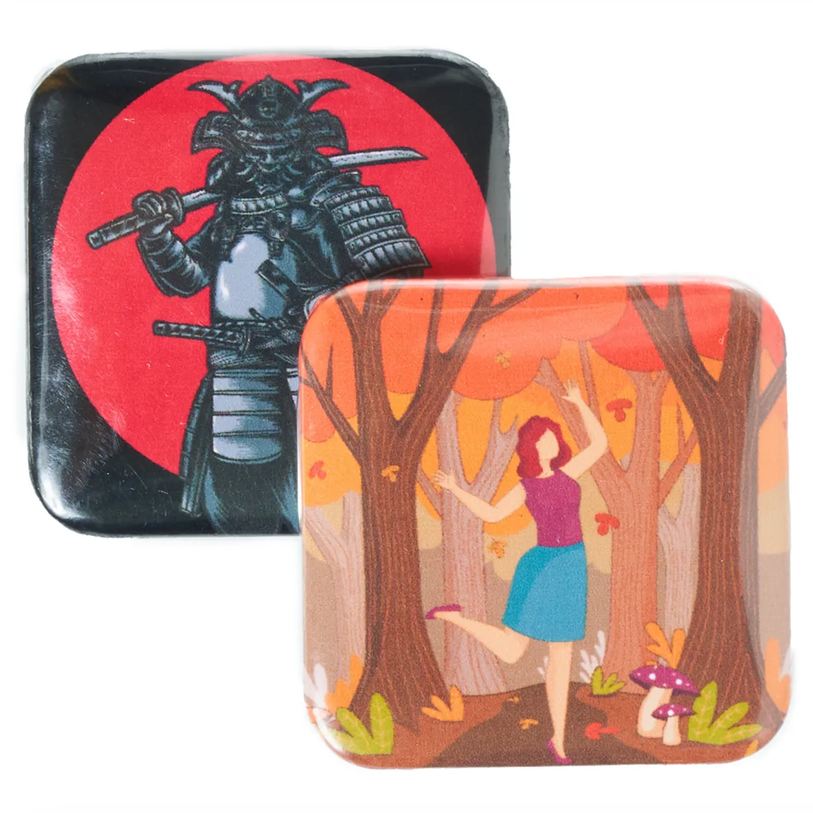 Buttons - Custom Square Buttons