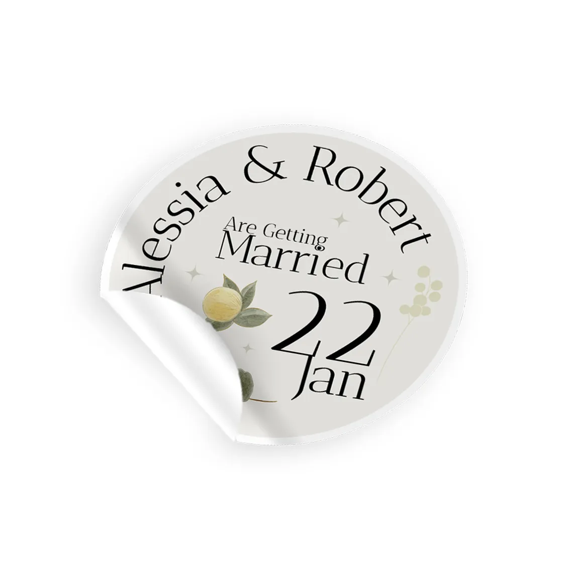 Stickers - Custom Wedding Stickers