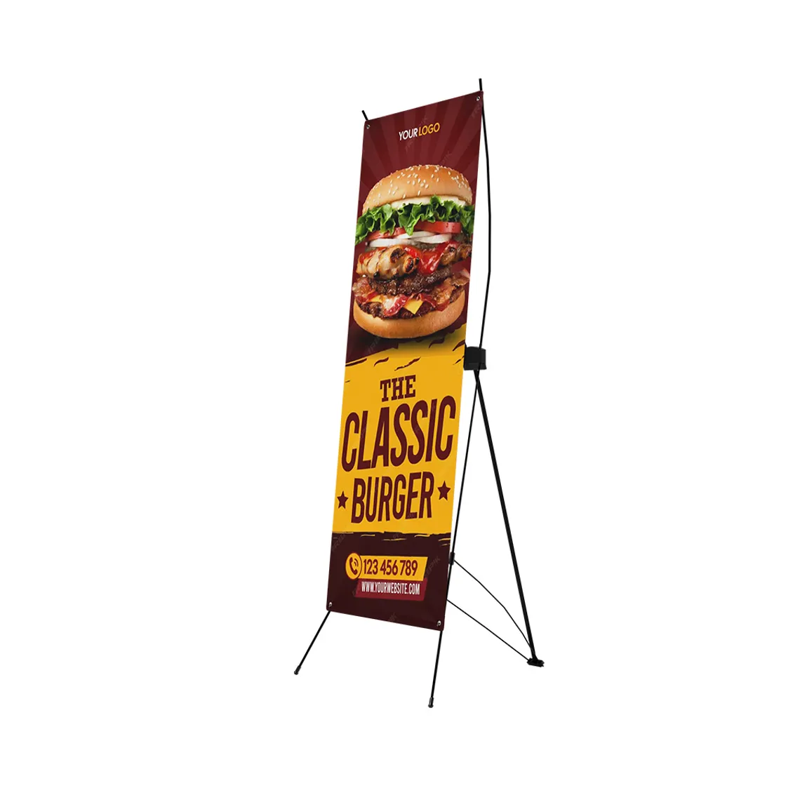 Custom Style X Vertical Banners
