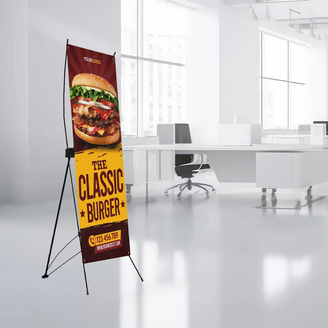 Displays & Banners - Custom Style X Vertical Banners