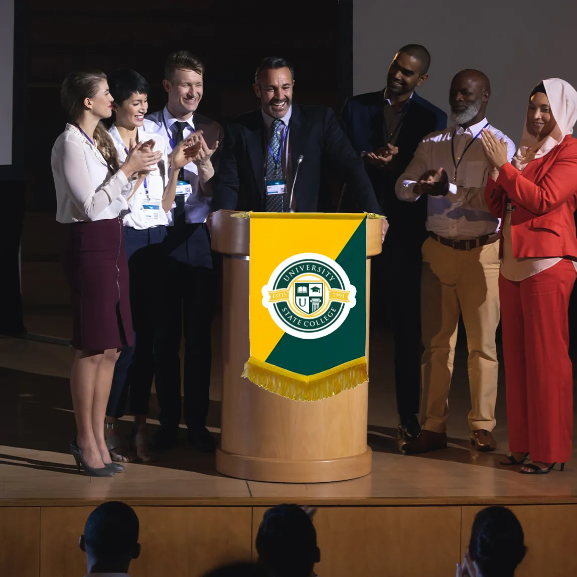 Displays & Banners - Custom Podium Banners