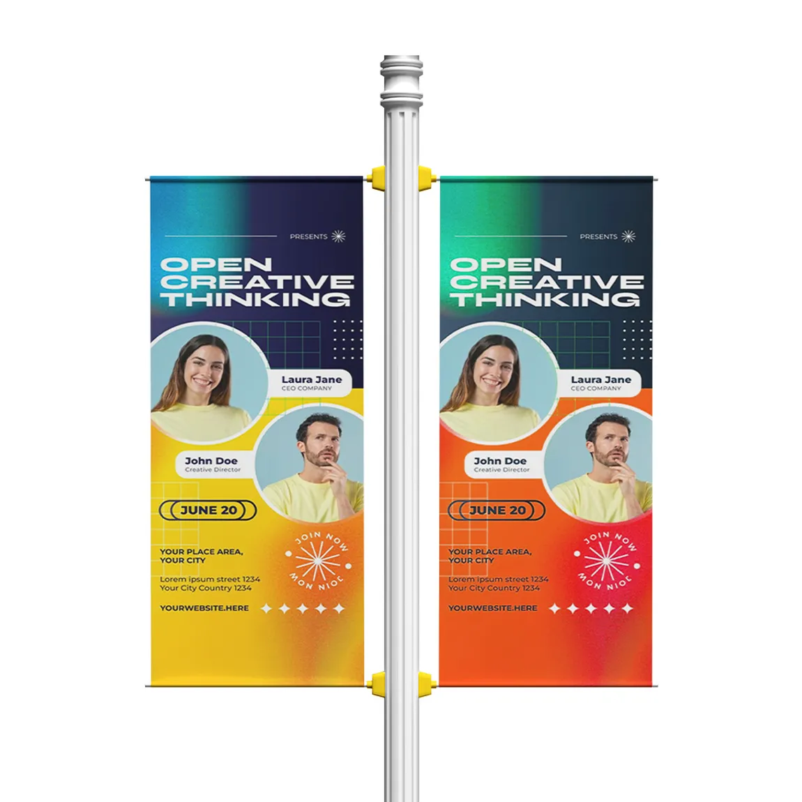 Displays & Banners - Custom Pole Banners