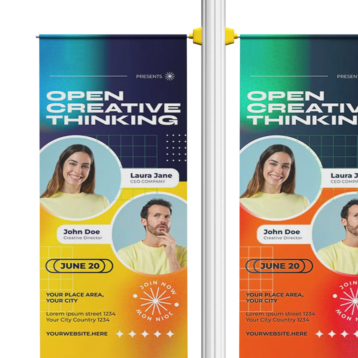 Displays & Banners - Custom Pole Banners