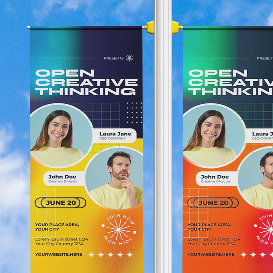 Displays & Banners - Custom Pole Banners