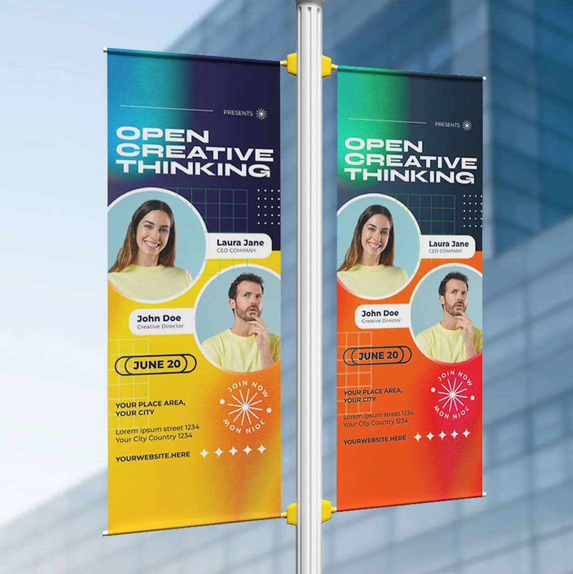 Displays & Banners - Custom Pole Banners