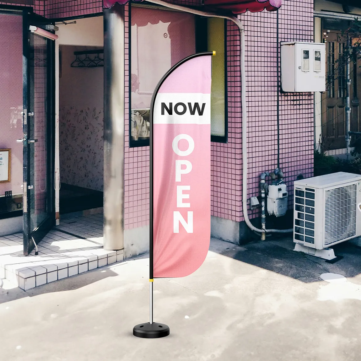 Displays & Banners - Custom Now Open Flags