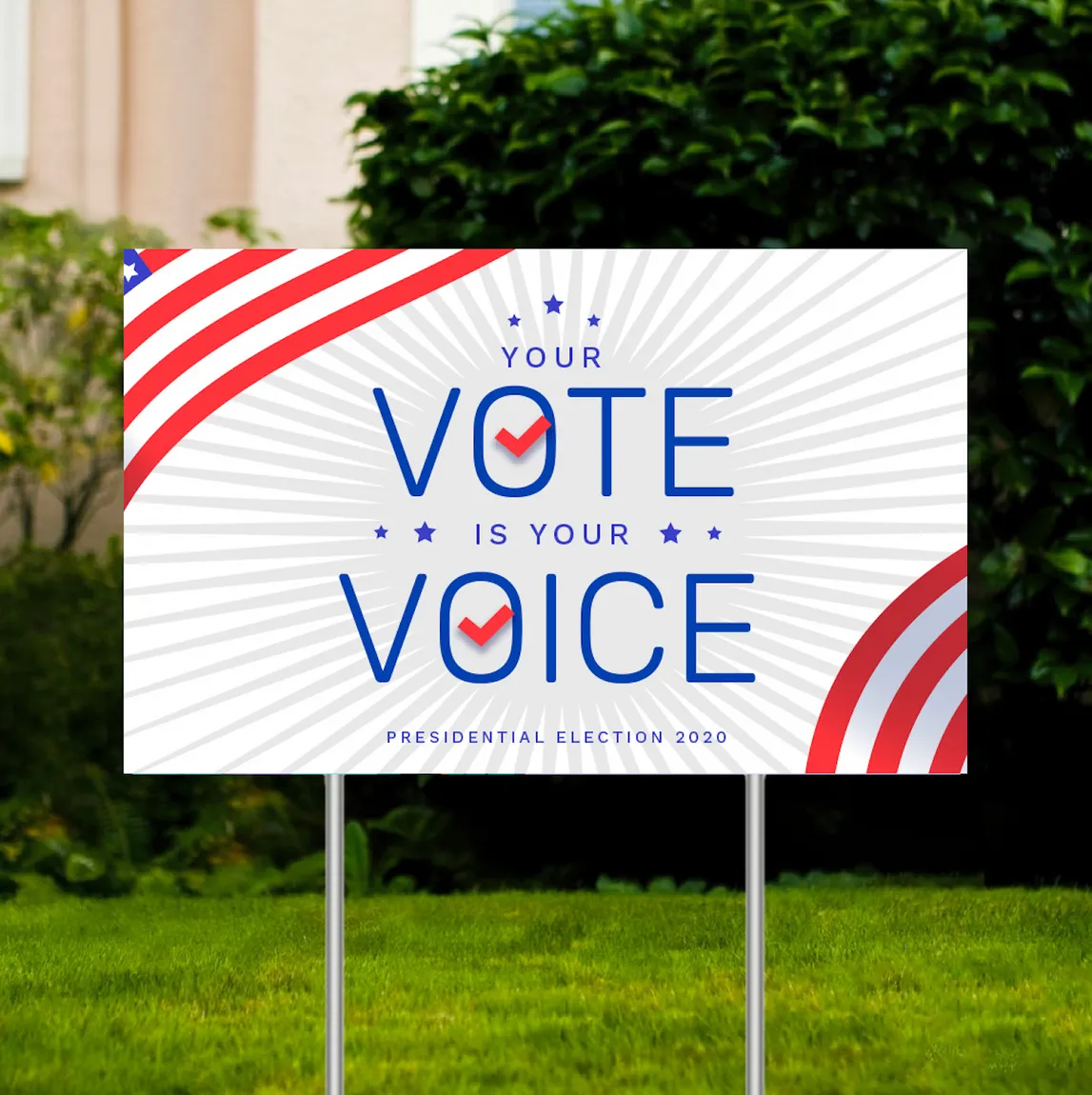 Displays & Banners - Custom Campaign Yard Signs