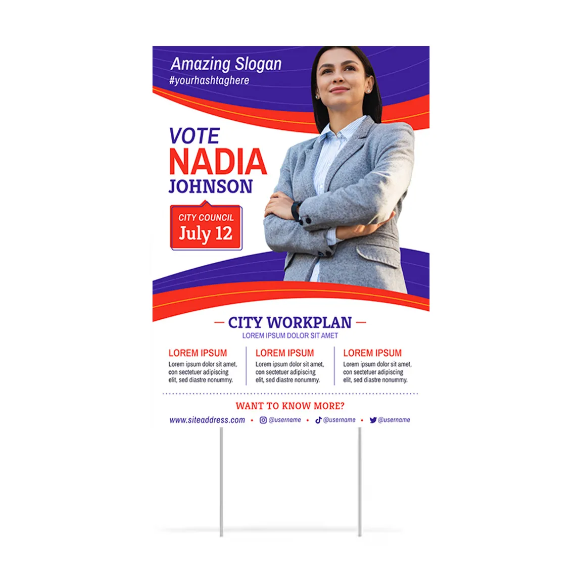Displays & Banners - Custom Political Yard Signs
