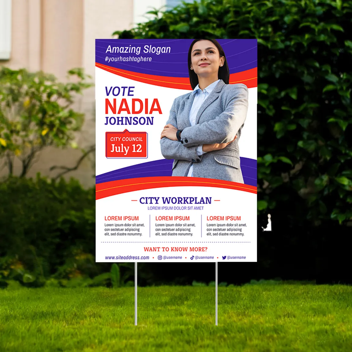 Displays & Banners - Custom Political Yard Signs